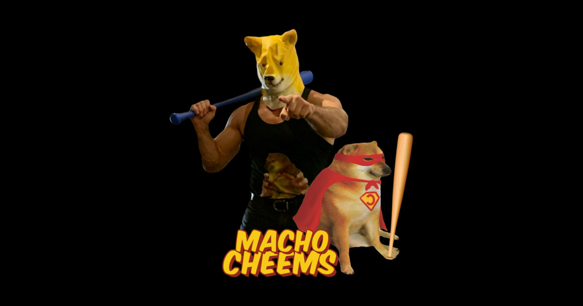 Macho Cheems on point - Cheems - Posters and Art Prints | TeePublic