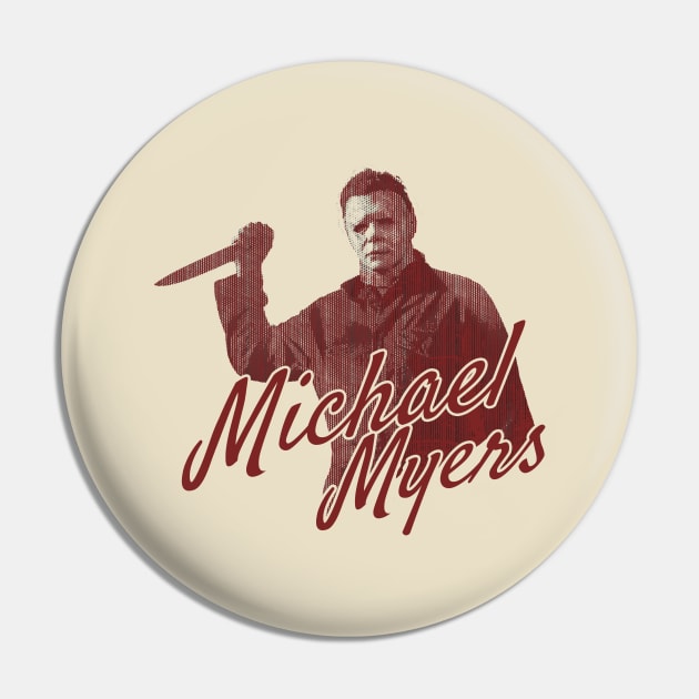 michael myers retro vintage - Michael Myers - Pin | TeePublic