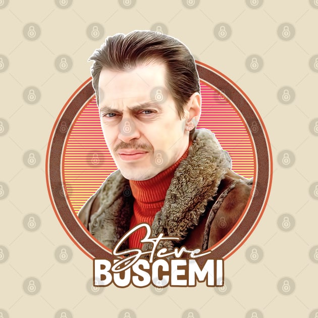 Steve Buscemi // Retro Style Fan Art Design - Steve Buscemi - T-Shirt ...