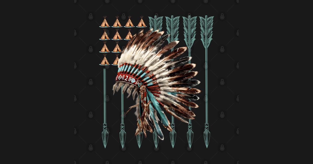 Native American Flag - Indigenous Day - Native Blood - Native American ...