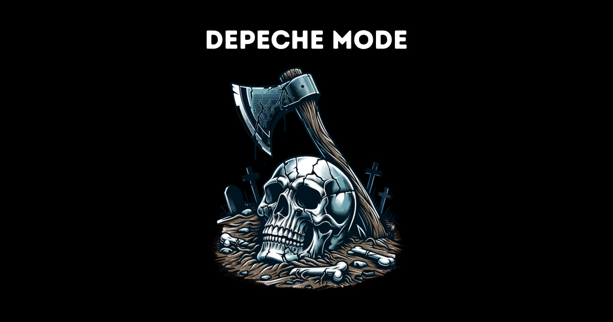 Graveyard Execution Depeche Mode - Indie Rock - Sticker | TeePublic