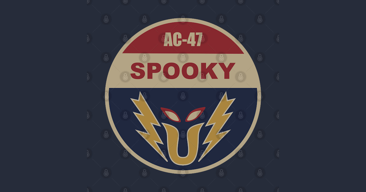 AC-47 Spooky (Front & Back Logo) - Ac47 Spooky Gunship Vietnam Patch ...