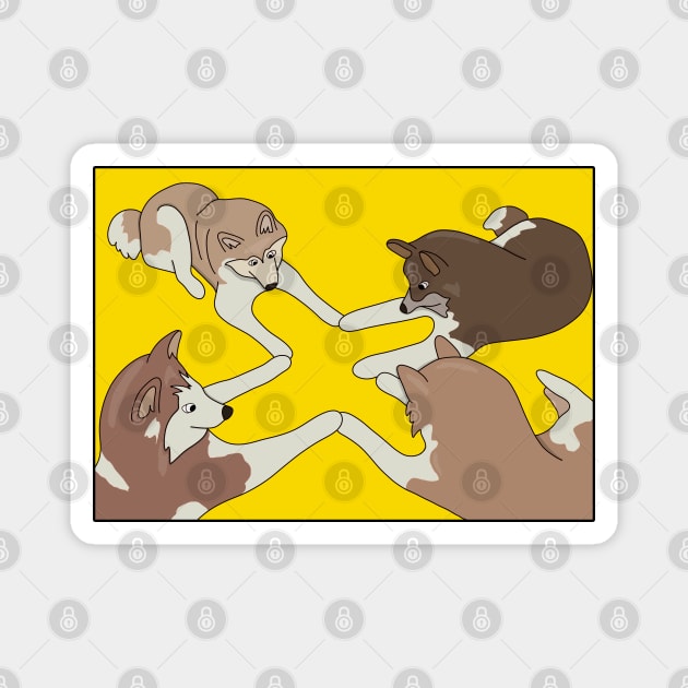 Ritual to Summon the Goodest Boy Ever - Funny Memes - Magnet | TeePublic