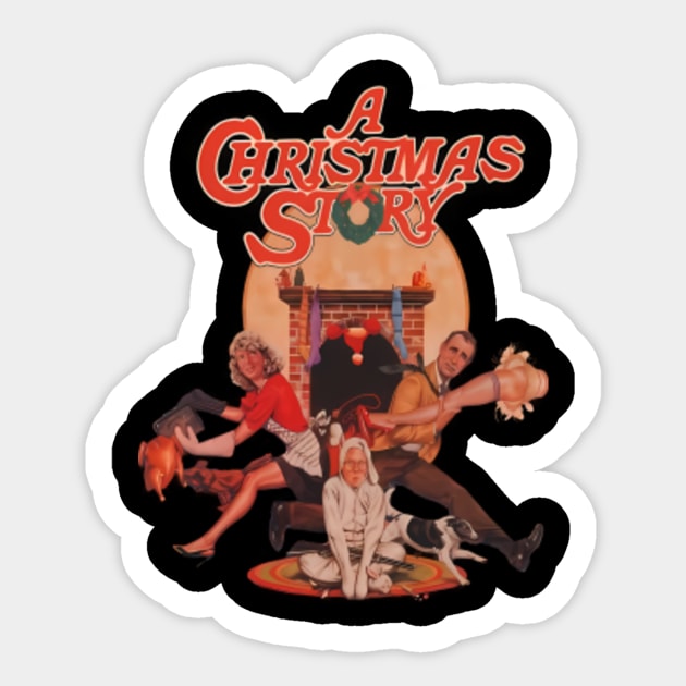 A Christmas Story Family - Christmas - Sticker | TeePublic