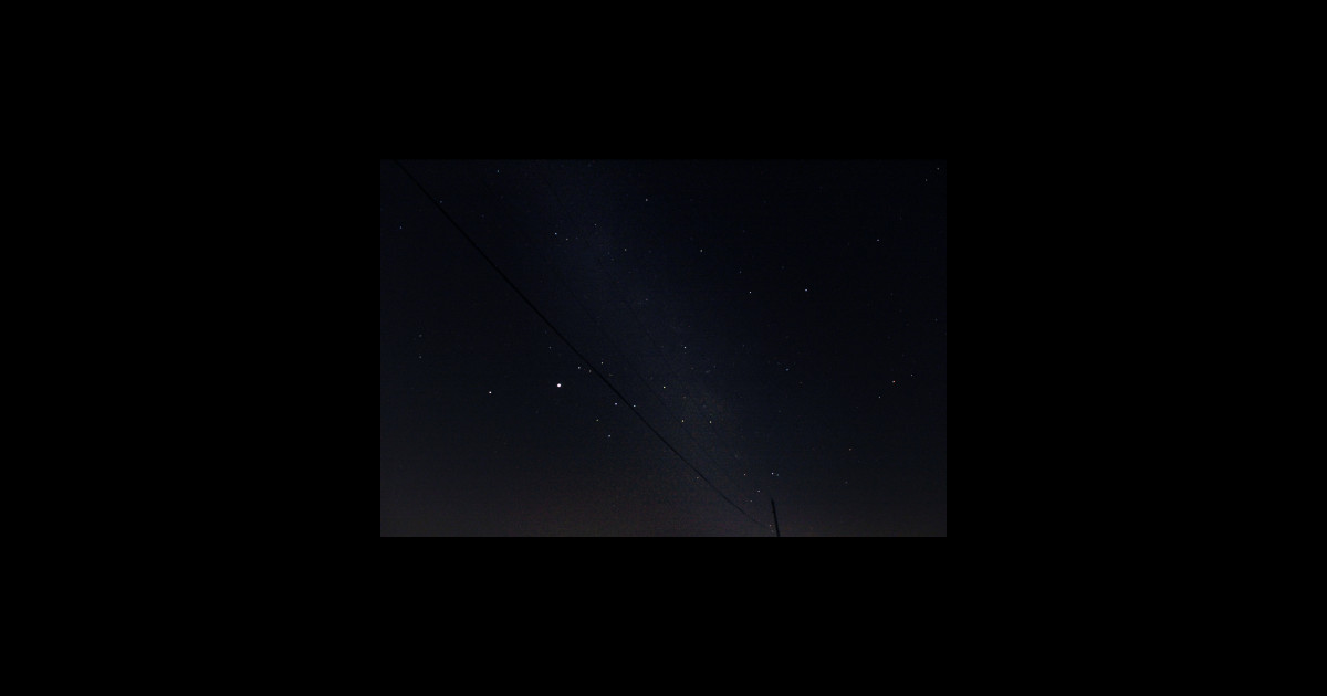 Faint Milky Way - Astrophotography - Sticker | TeePublic