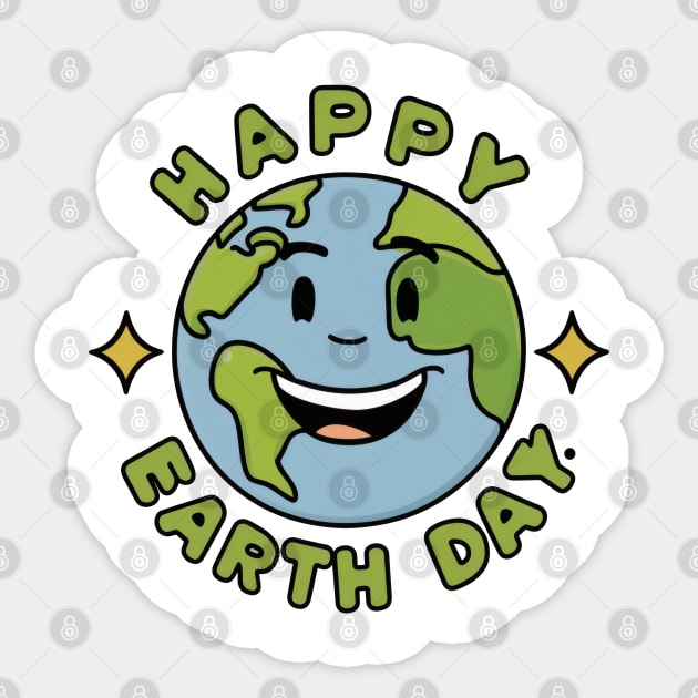 Happy earth day - Happy Earth Day 2024 - Sticker | TeePublic