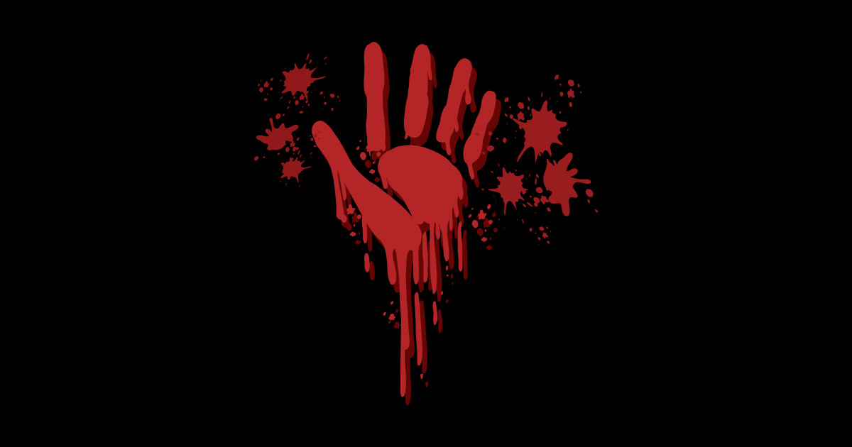 Bloody Hand - Bloody Hand - Sticker | TeePublic