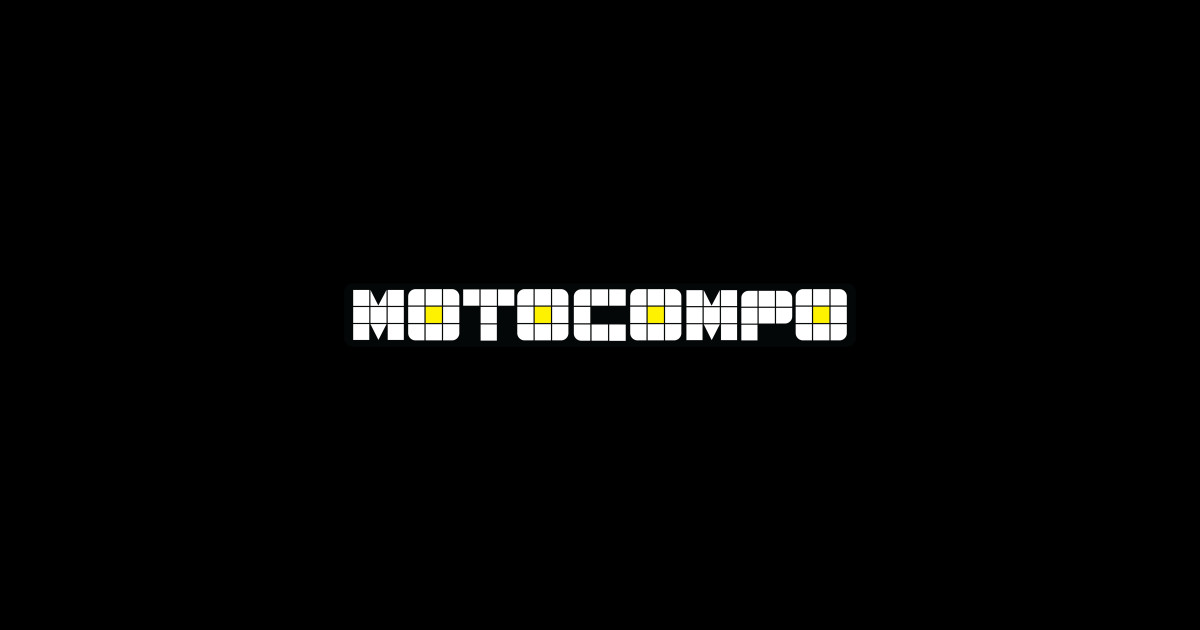 Motocompo logo - Motocompo - Sticker | TeePublic