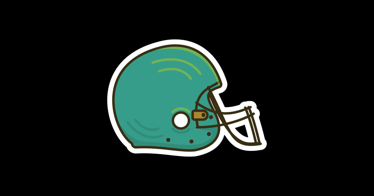 American Football Helmet Sticker vector illustration. Sport object icon ...