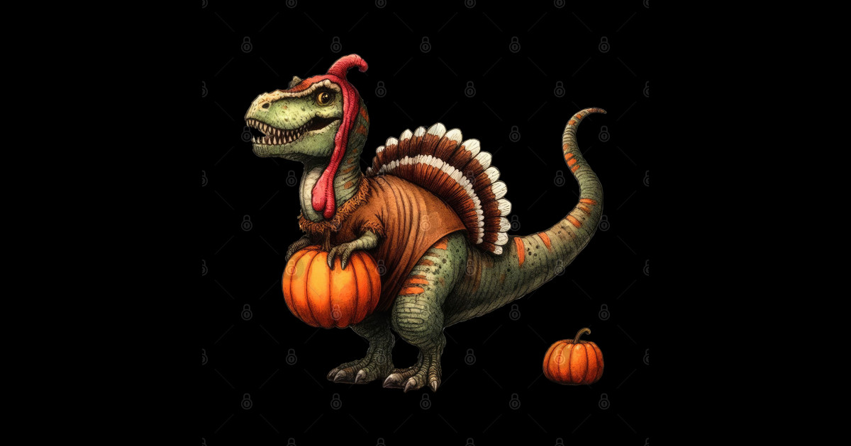 Turkeysaurus Rex Dino Turkey for Thanksgiving - Thanksgiving Dinosaur ...