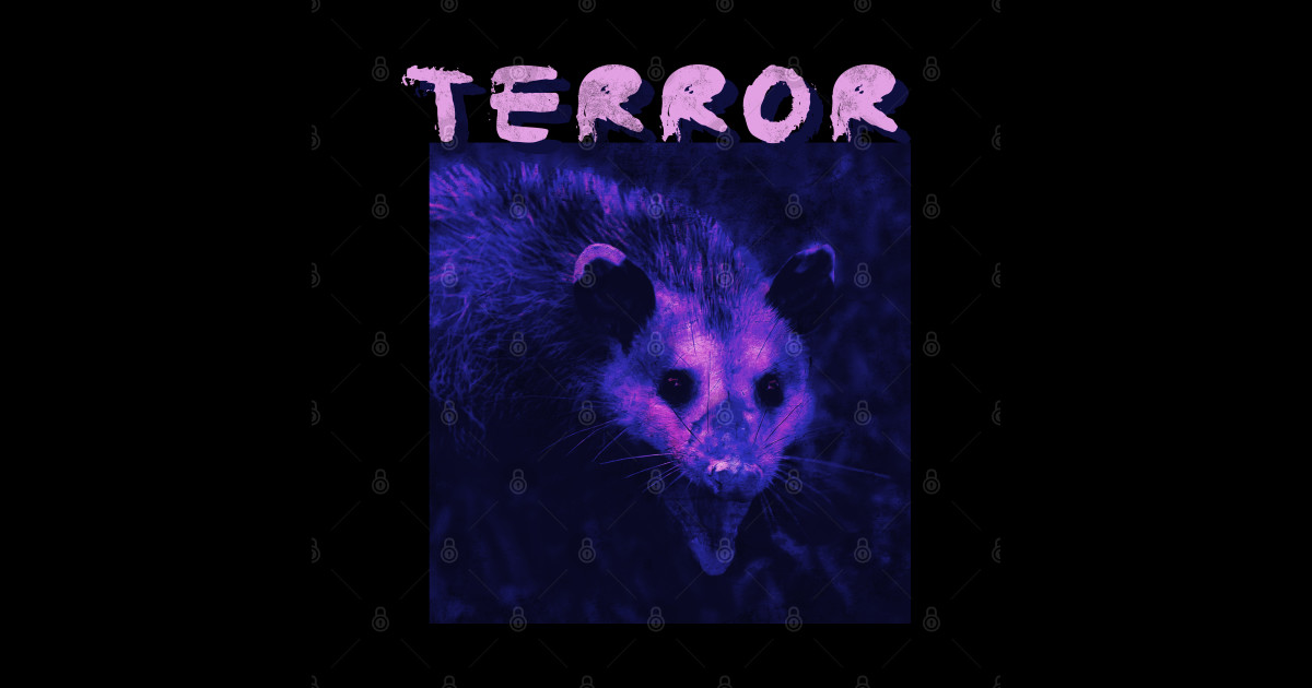 Purple Terror Possum - Possum - Sticker | TeePublic