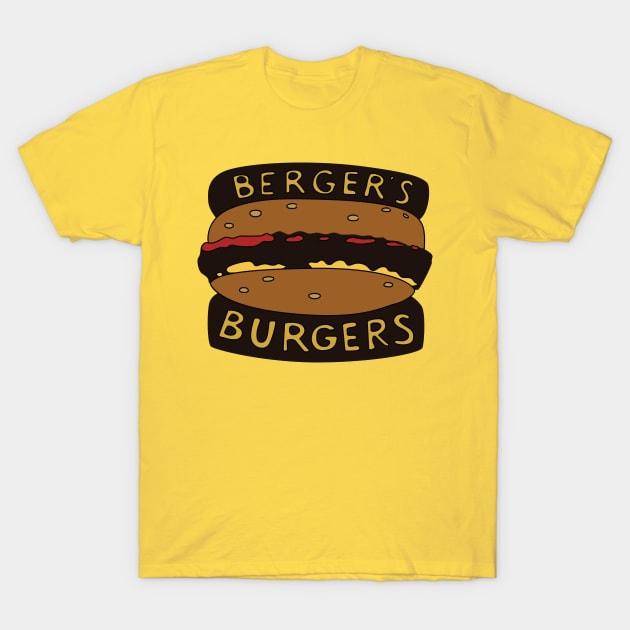 Berger's Burger - Simpsons - T-Shirt | TeePublic