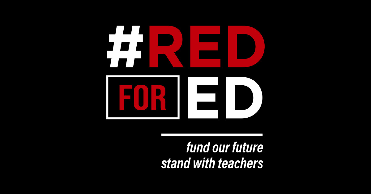 Red for Ed - Red For Ed - Posters and Art Prints | TeePublic