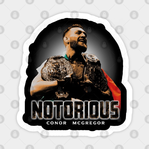 Conor McGregor Notorious - Conor Mcgregor - Sticker | TeePublic