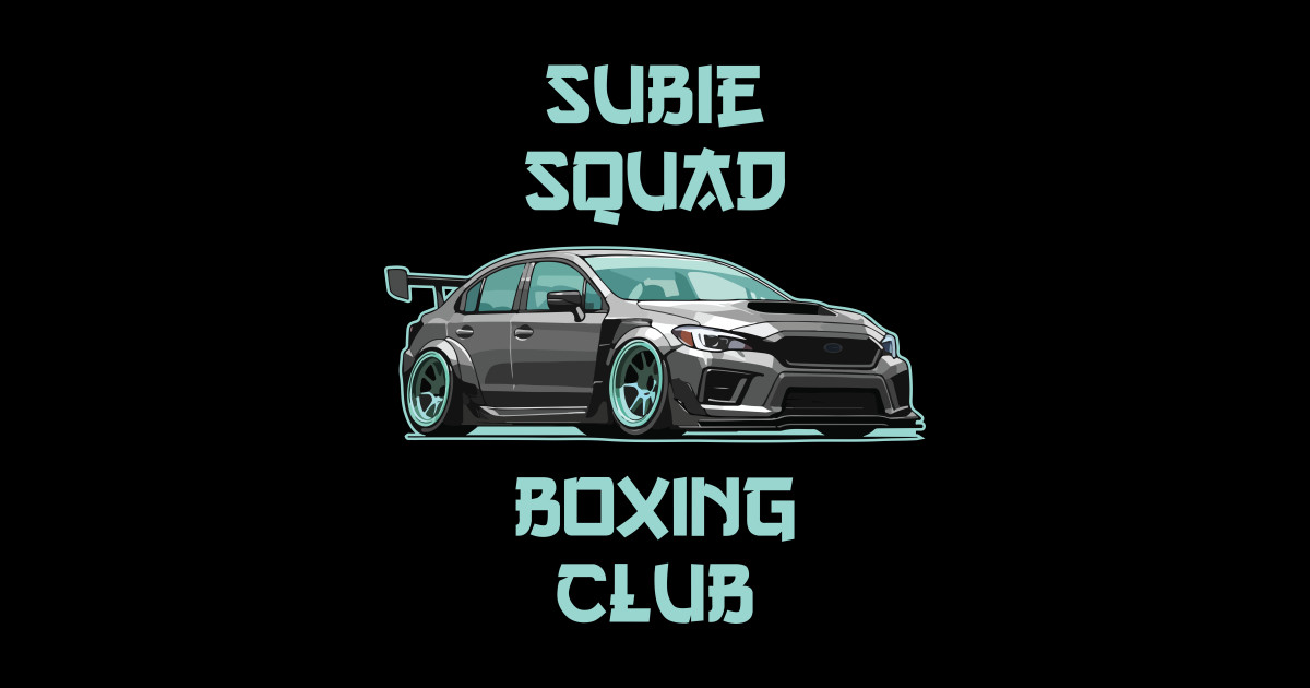 Subaru WRX STI Car Art - Impreza Boxer Engine Modified JDM Car - Subaru ...