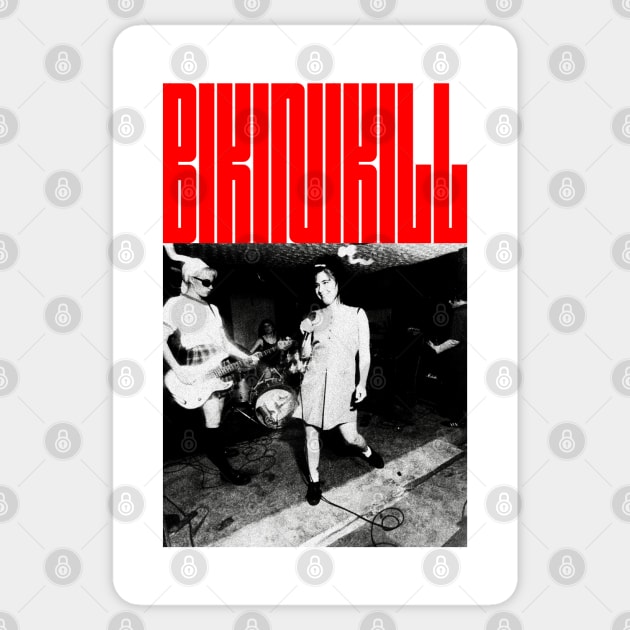 Bikini Kill -- Aesthetic Fan Art Design - Bikini Kill - Sticker | TeePublic