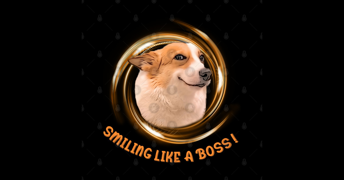 Funny And Cute Smiling Dog Meme - Smiling Dog Meme - Sticker | TeePublic