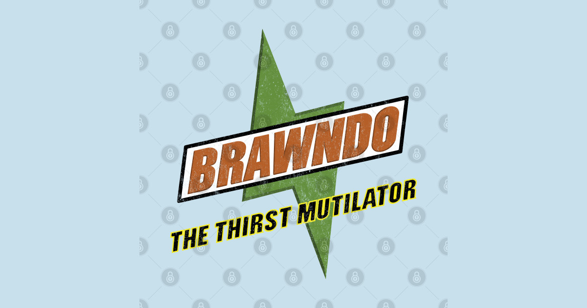 Brawndo - The Thirst Mutilator - vintage logo - Brawndo - Long Sleeve T ...