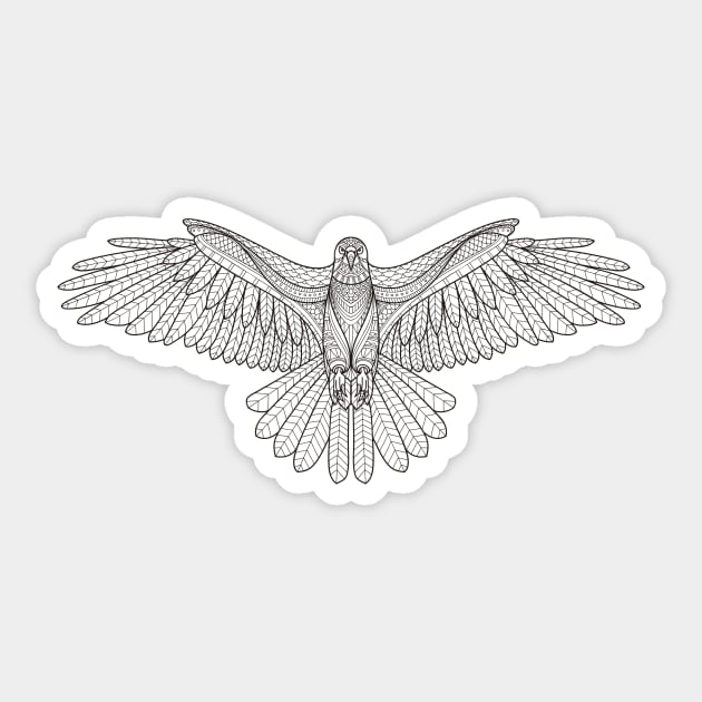 tribal eagle design