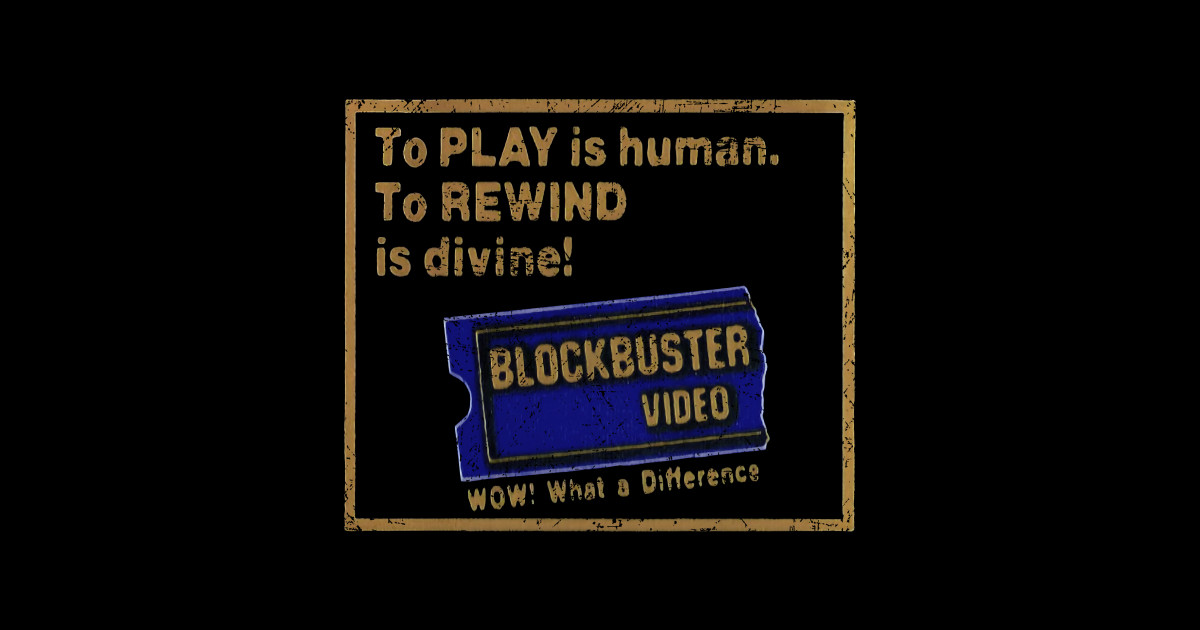 Blockbuster Vintage style - Blockbuster - Sticker | TeePublic