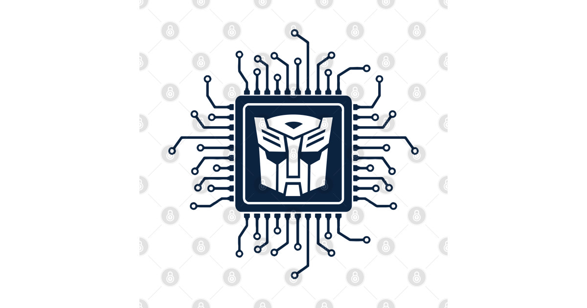 Transformers - GEN 1 - Autobot microchip - Retro 80s Cartoon Animation ...