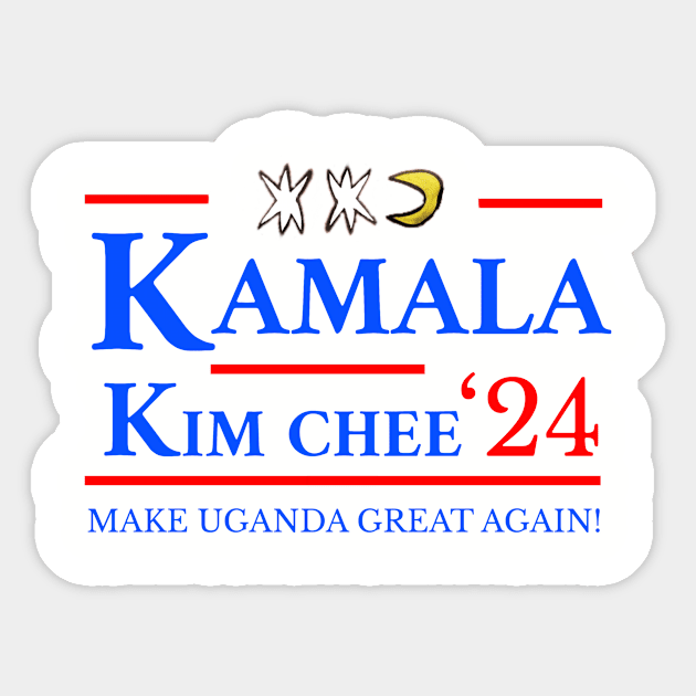 KAMALA FOR PRESIDENT! - Kamala - Sticker | TeePublic