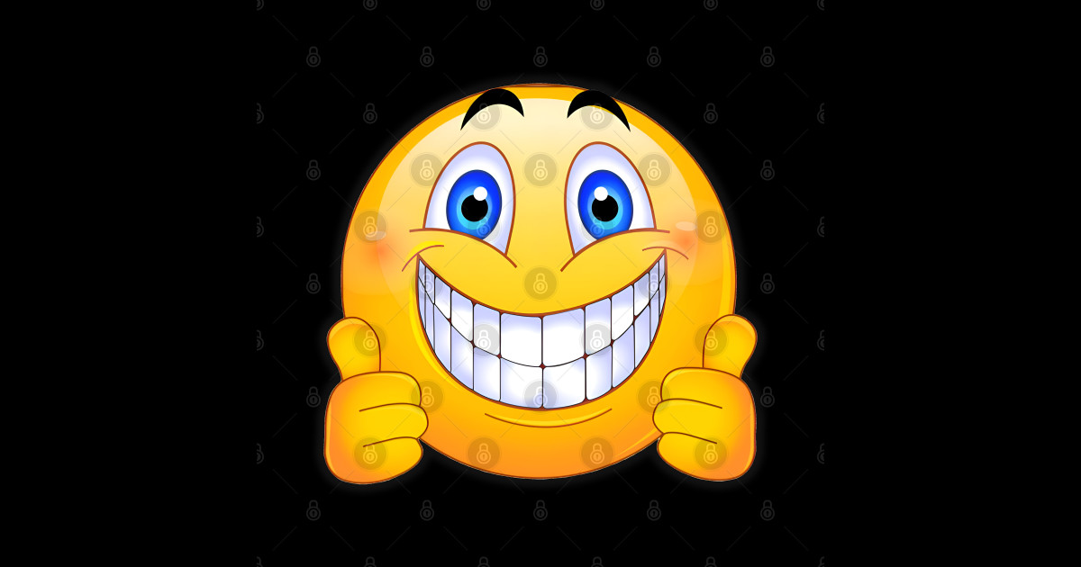 Smiley Face Emoji - Smiley Emoji - Sticker | TeePublic