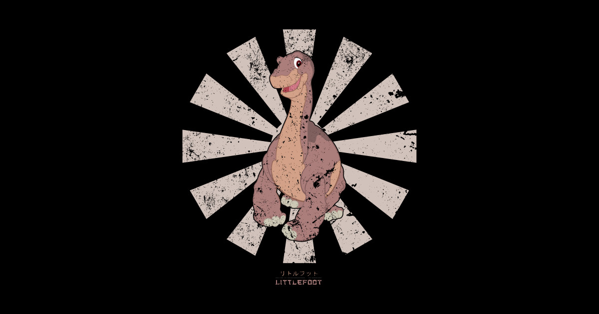 Littlefoot Retro Japanese Land Before Time - The Land Before Time ...