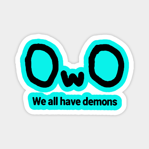 OWO - Fur Ouo Ovo Uvu Furry Meme Uwu Win Owo - Magnet | TeePublic