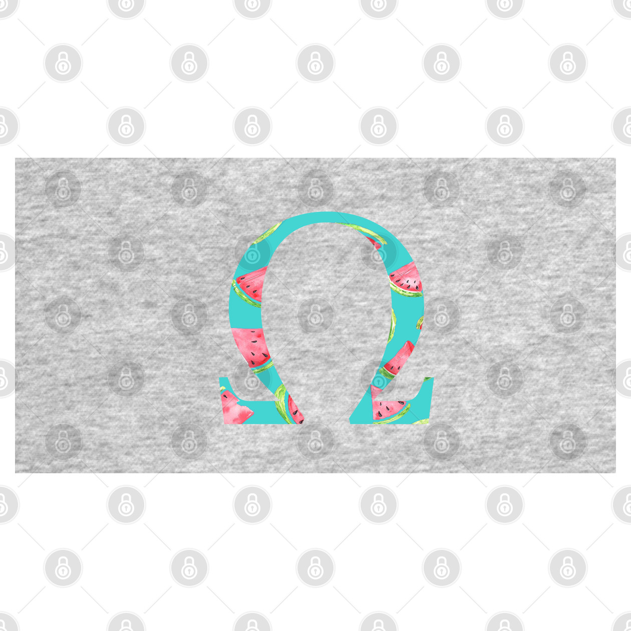 Omega Watermelon Letter - Watermelon - T-Shirt | TeePublic