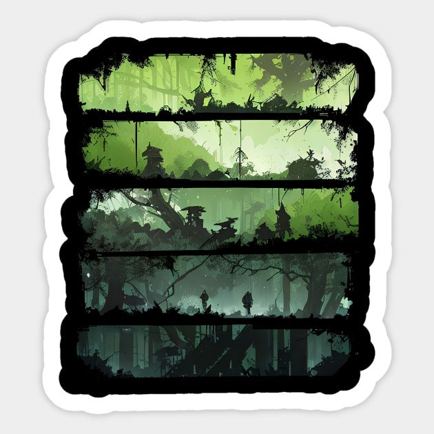 Swamp Woods and Nature - Swamp - Sticker | TeePublic
