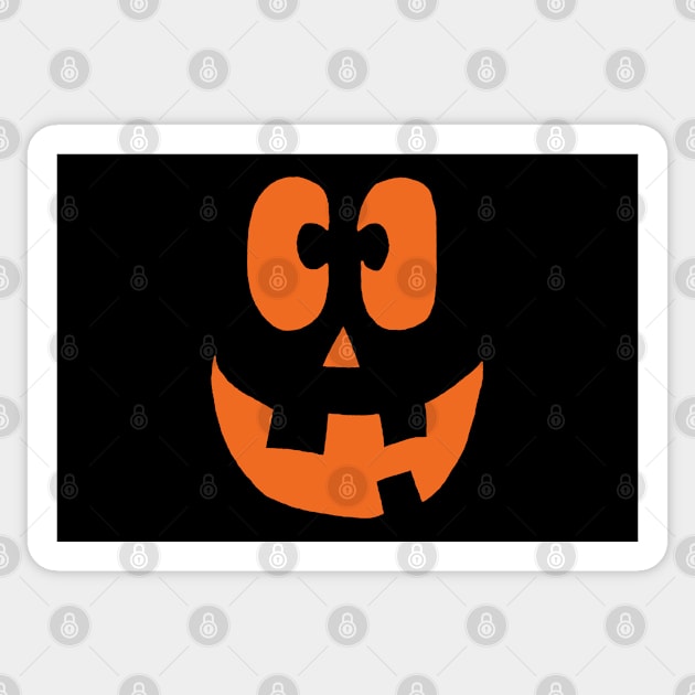 Reverse Jack O' Lantern #6 - Halloween - Sticker | TeePublic