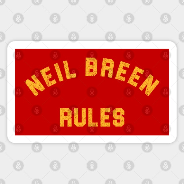 Neil Breen Rules - Red Letter Media - Sticker | TeePublic