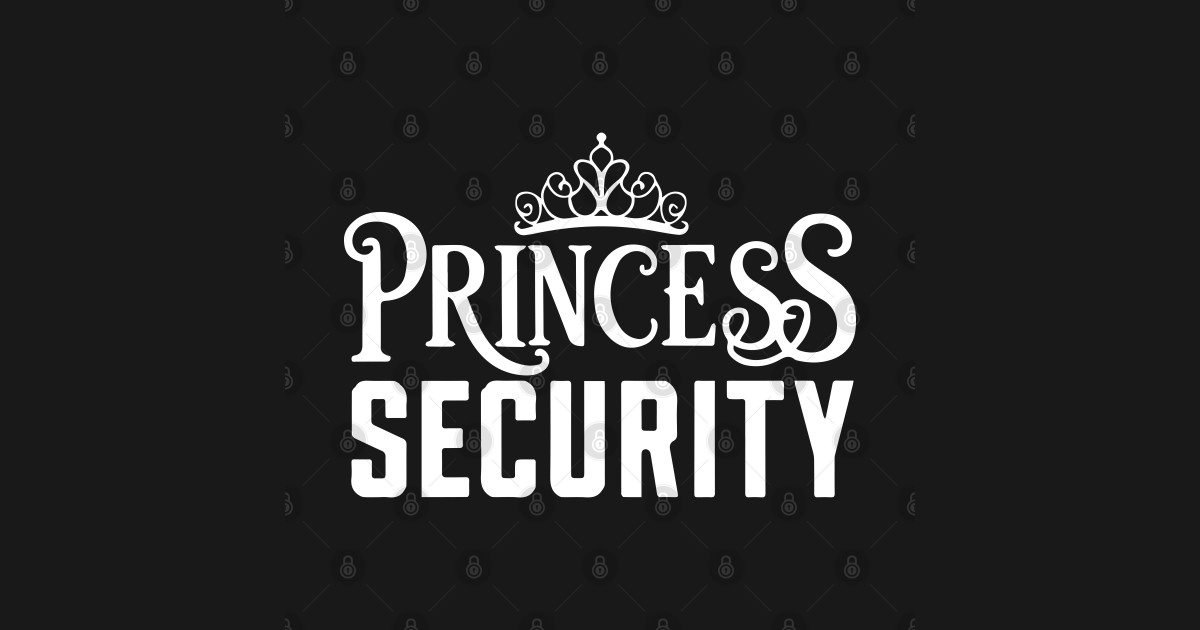 Princess Security Retro Castle Matching Family - Princess Security - T ...