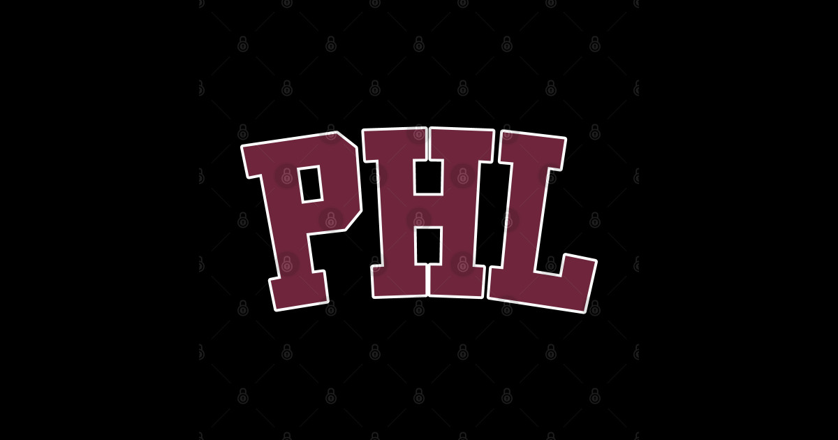 Retro PHL Philadelphia Baseball Phillies Powder Blue - Philadelphia ...