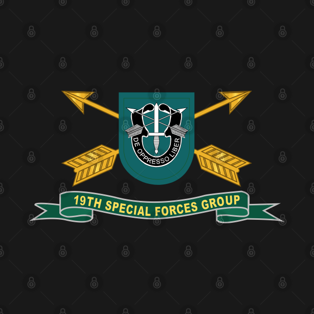 19th Special Forces Group - Flash w Br - Ribbon X 300 - 19th Special ...