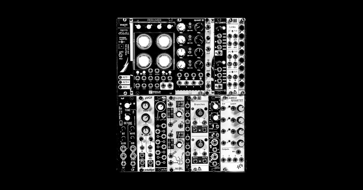 Modular Synthesizer - Synthesizer - Sticker | TeePublic