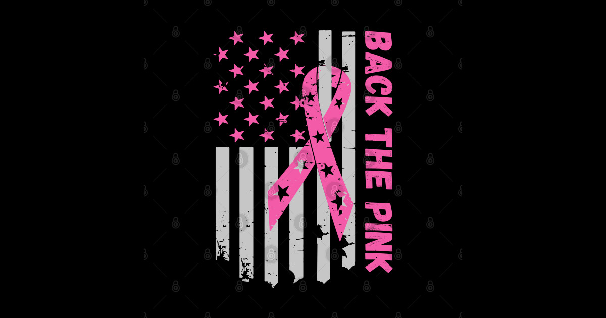 BACK THE PINK - In October We Wear Pink - Sticker | TeePublic