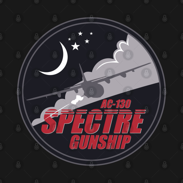 AC-130 Spectre Gunship - Military Aviation Patch - T-Shirt sold by ...