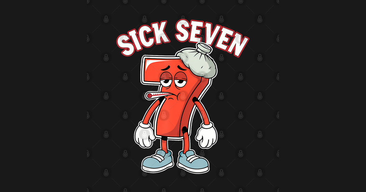 Sick Seven 67 Meme Six Seven Fun Wordplay - Meme Wordplay - T-Shirt | TeePublic