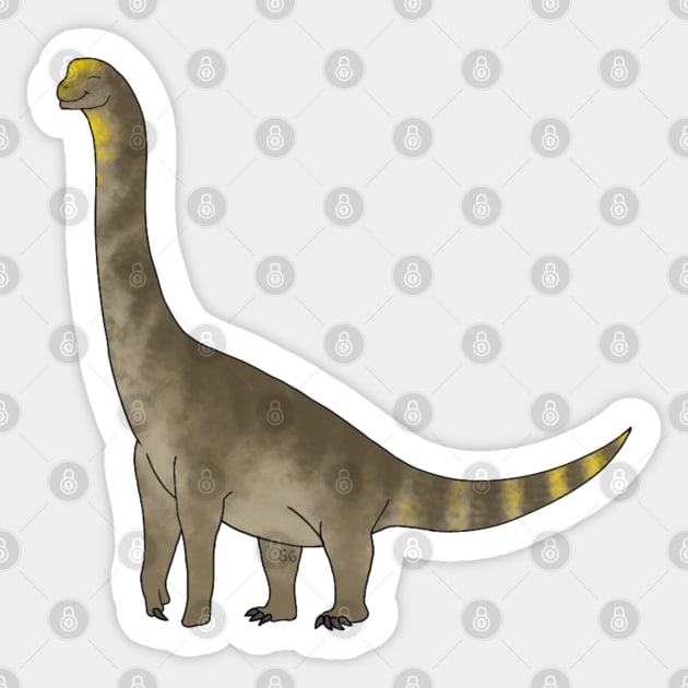 Cute Brachiosaurus - Brachiosaurus - Sticker | TeePublic