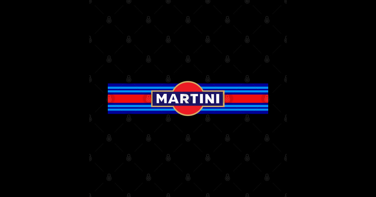 Martini Racing - Martini Racing Team Retro Vintage - Sticker | TeePublic