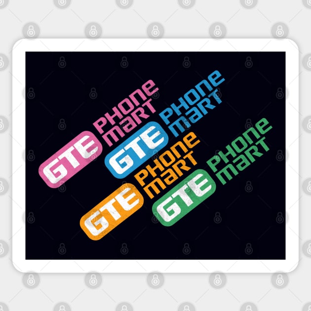 Gte Phone Mart - Gte - Sticker | TeePublic
