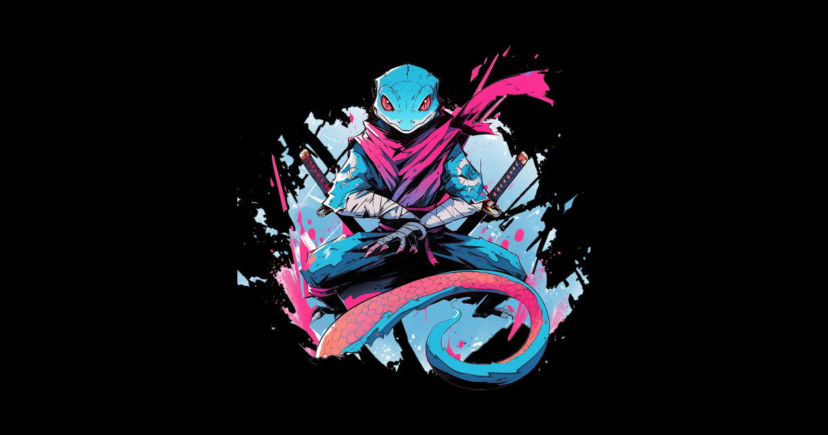samurai lizard - Samurai Lizard - Sticker | TeePublic