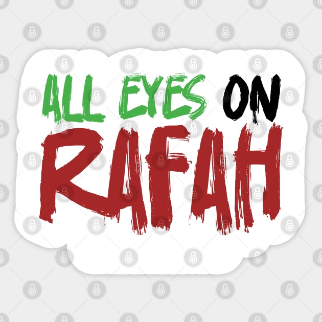 All-Eyes-On-Rafah - All Eyes On Rafah - Sticker | TeePublic