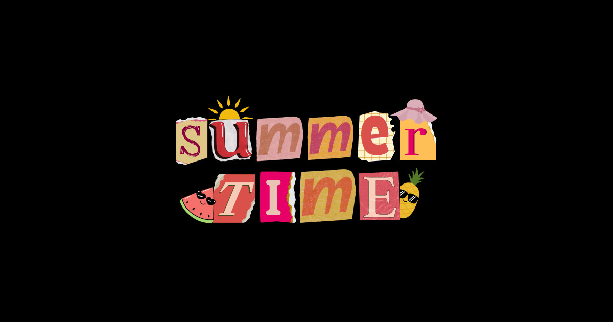 Fun Summer Time - Summertime - Sticker | TeePublic