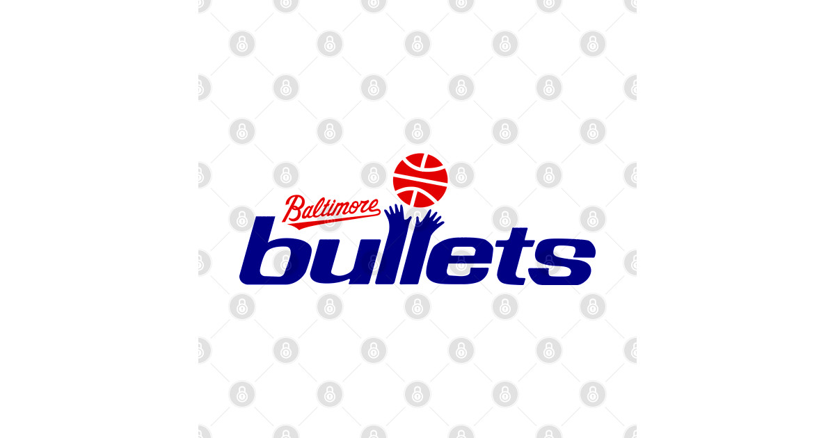 Iconic Baltimore Bullets Basketball - Baltimore - T-Shirt | TeePublic