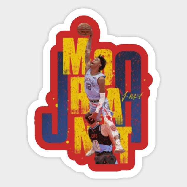 Ja Morant — Classic - Ja Morant - Sticker | TeePublic