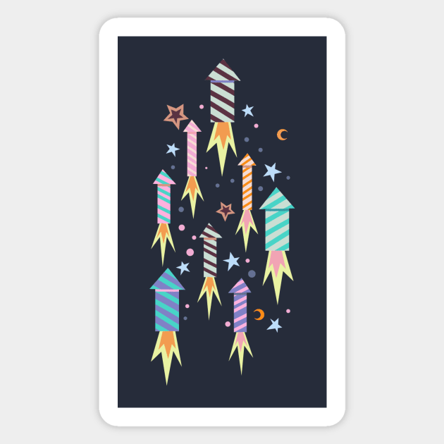 Rocket Launch - Rockets - Sticker | TeePublic