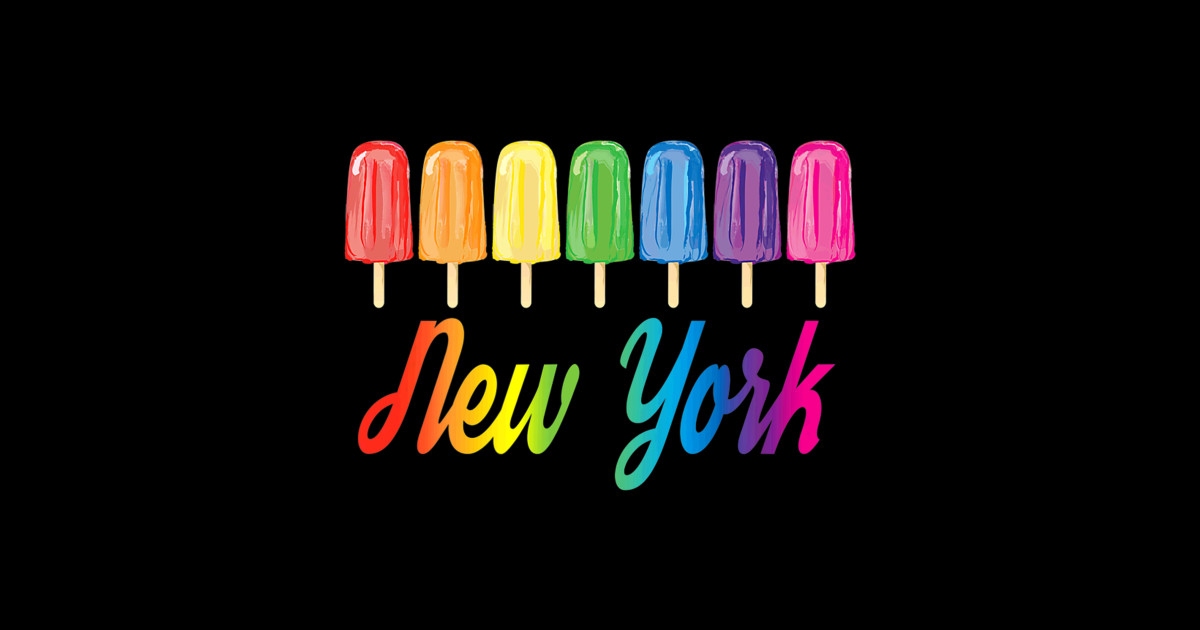 New York Gay Pride Parade LGBTQIA Rainbow Popsicles - Lgbt Community ...